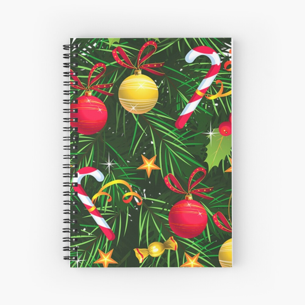 "Christmas Tree" Spiral Notebook by Ange26 | Redbubble