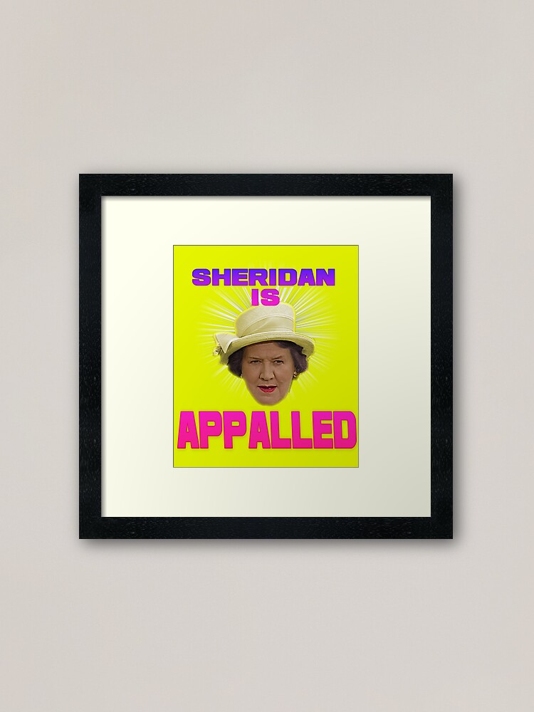 "HYACINTH BUCKET KEEPING UP APPEARANCES SHERIDAN IS APPALLED" Framed ...