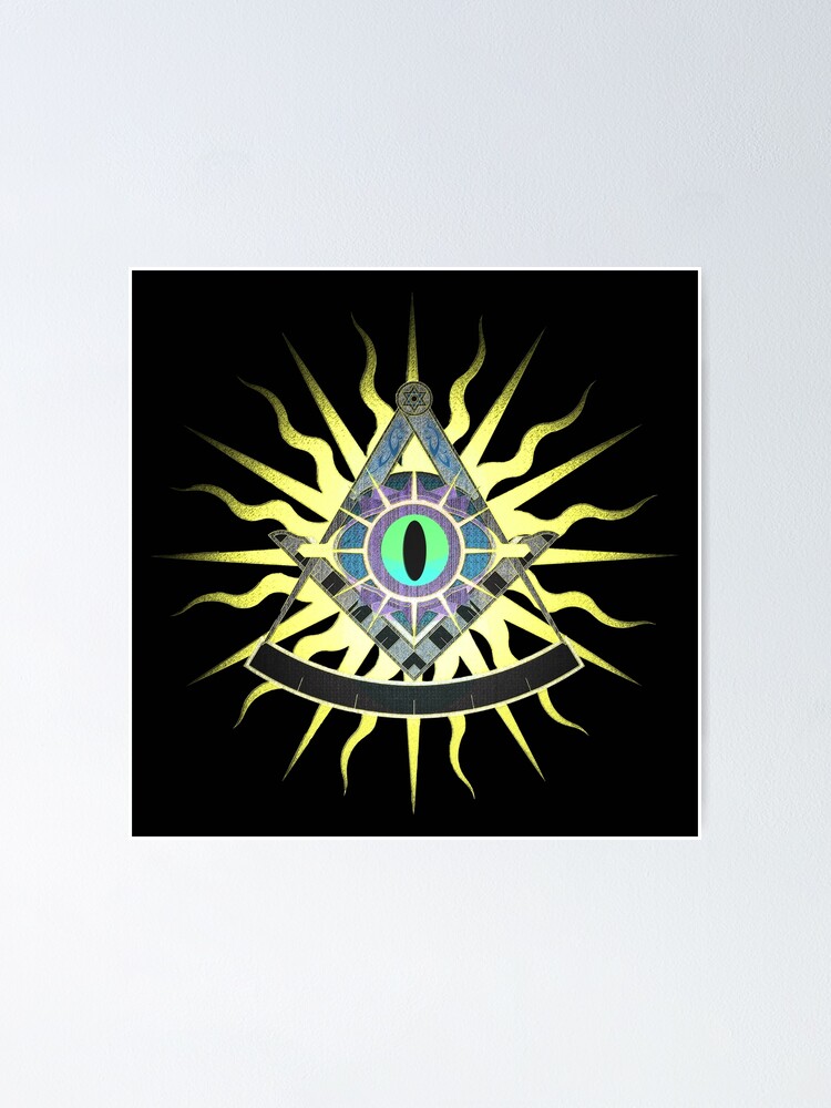 "Serpent Eye Compass Square Sun 1" Poster for Sale by MARTYMAGUS1 ...