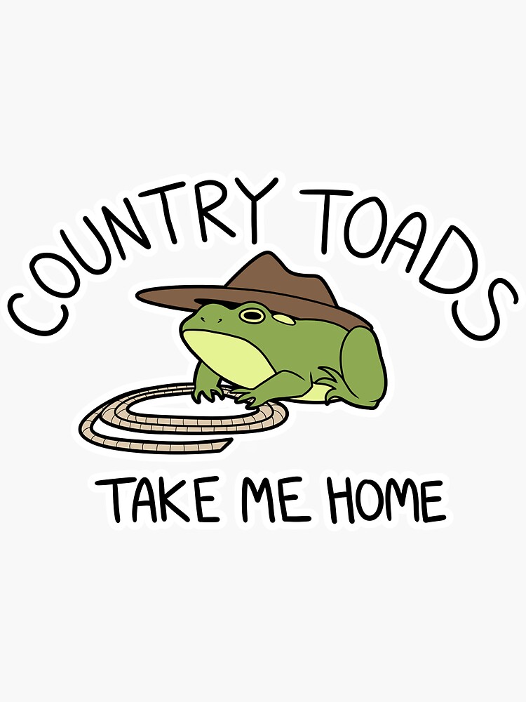 "Country Toads" Sticker for Sale by tosaking | Redbubble