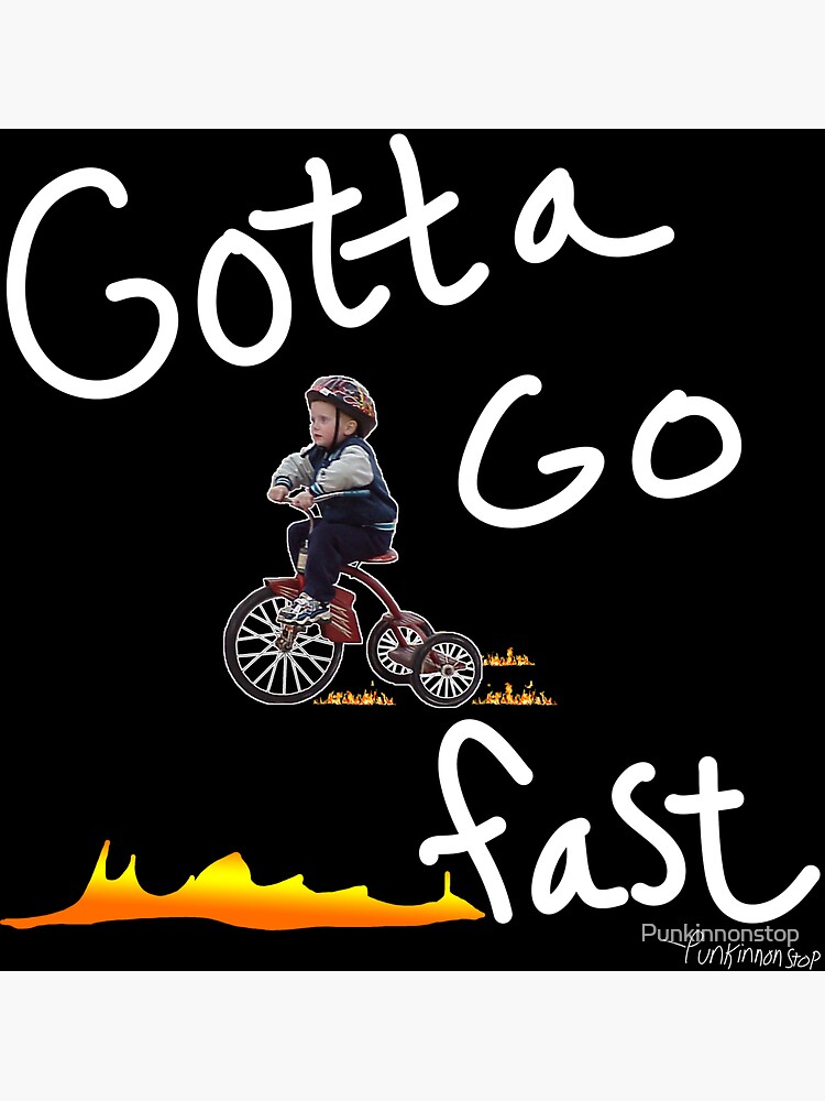 "N8 Trike Gotta Go Fast" Sticker for Sale by Punkinnonstop | Redbubble