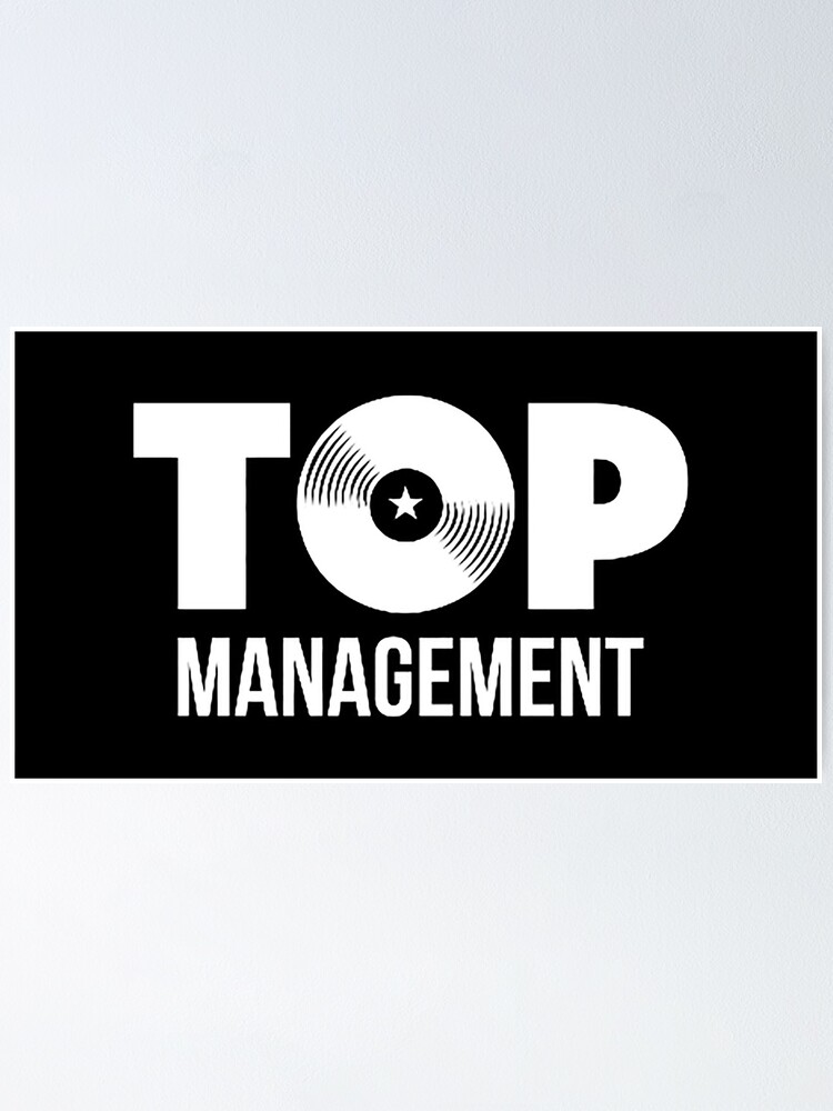 "Top Management - Logo" Poster for Sale by ohsoshinee | Redbubble