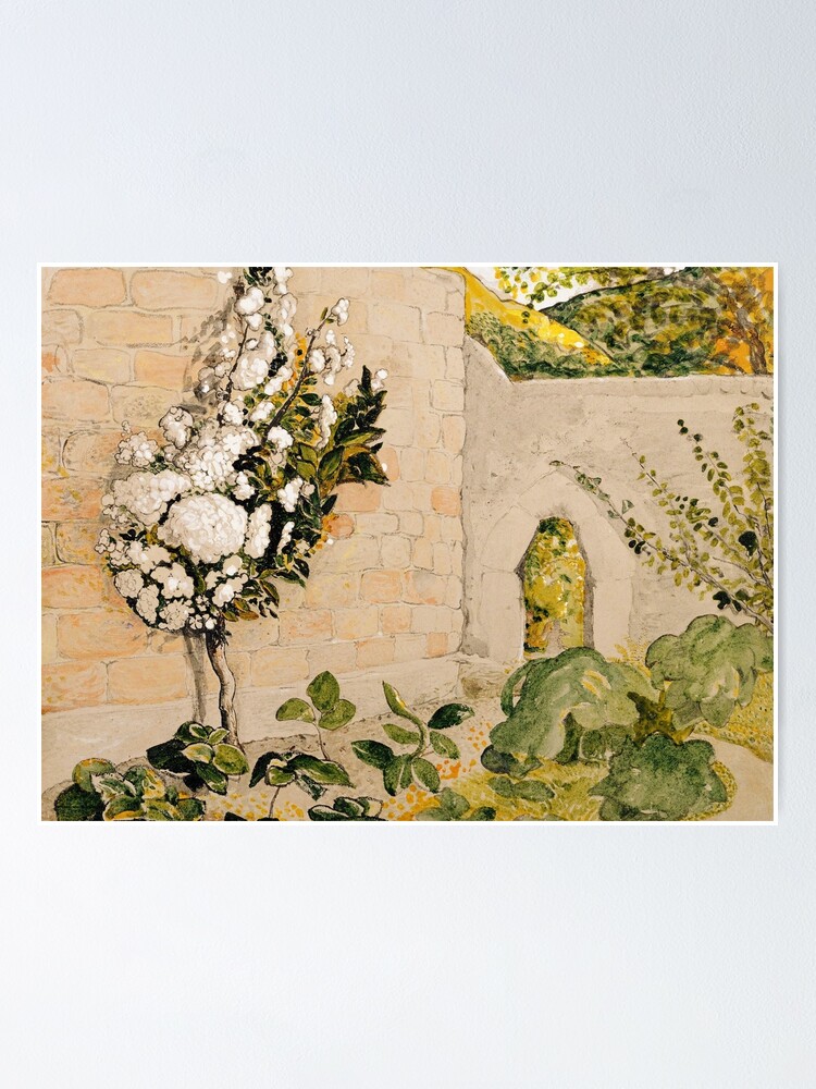 "Vintage Samuel Palmer Pear Tree in a Walled Garden c1829" Poster by ...