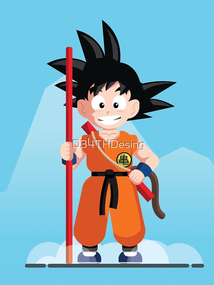 " goku small fanart - goku illustration artwork" iPhone Case for Sale ...