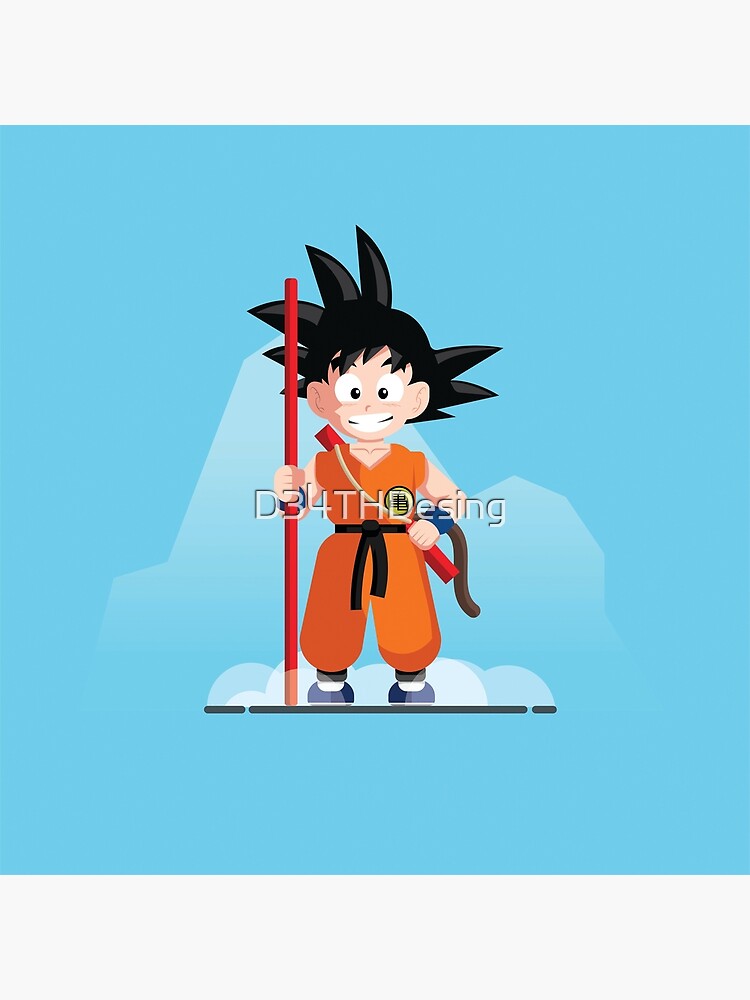 " goku small fanart - goku illustration artwork" Art Print by ...