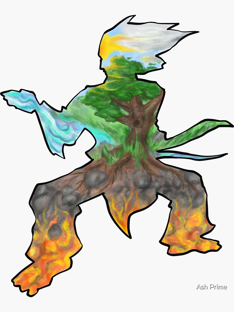 "Elemental 2" Sticker by leifleif | Redbubble