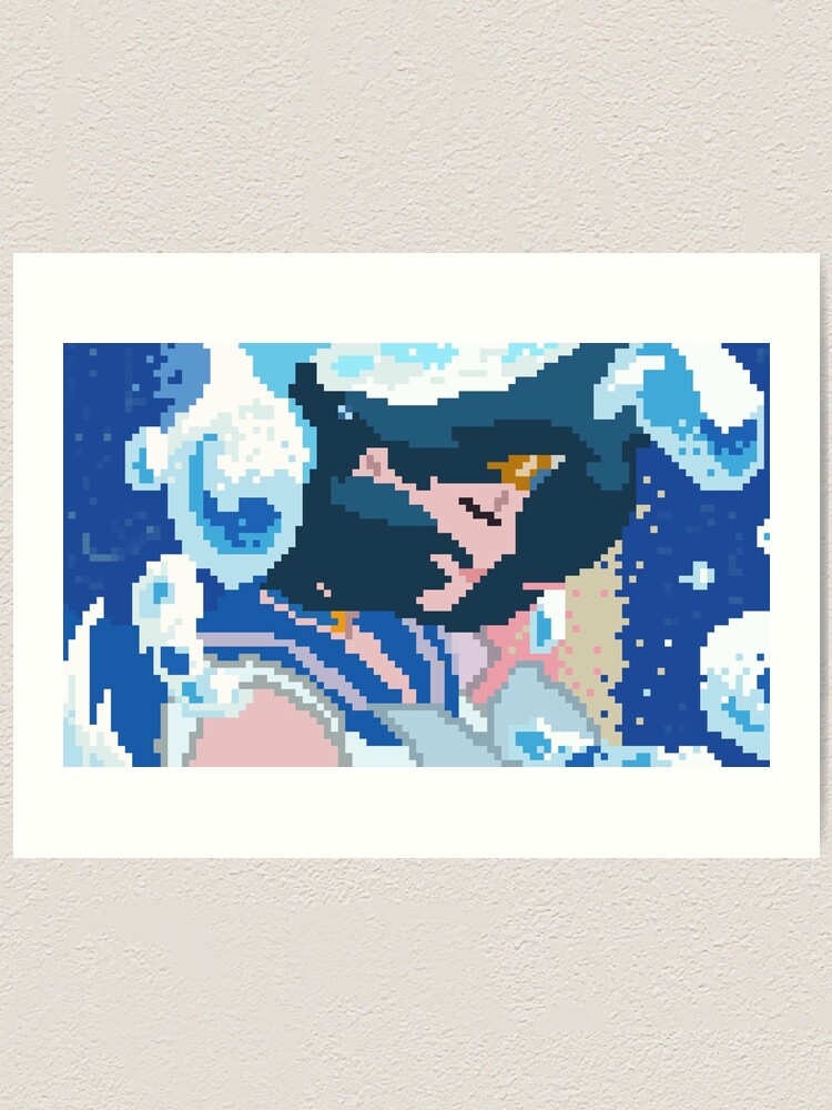 "Mercury Bubble Pixel Art" Art Print for Sale by Bunnyfuncake | Redbubble