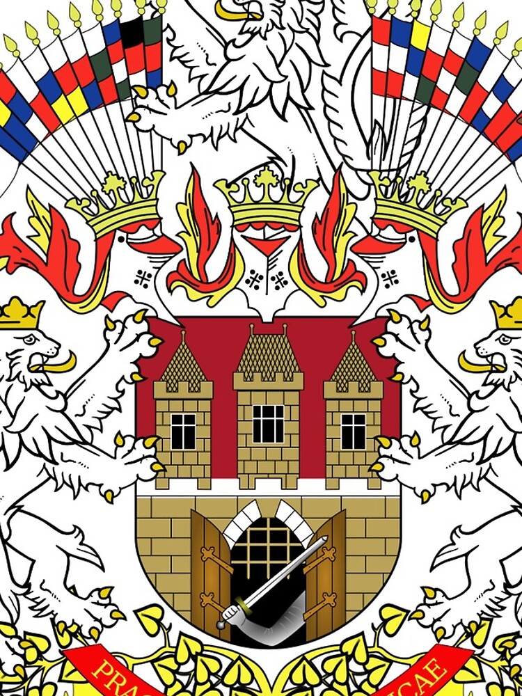 "Znak hlavního města Prahy - Czech Prague Praha Emblem" iPhone Case ...