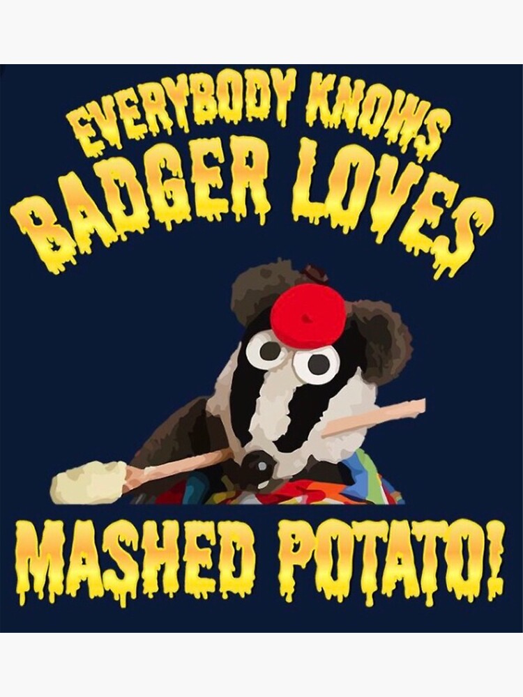 "Bodger and Badger" Sticker by WITNIT | Redbubble