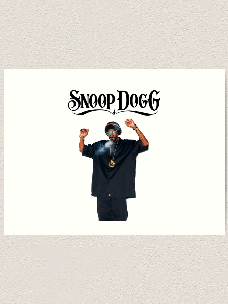"SNOOP DOGG SMOKING AND LOGO" Art Print for Sale by toonvank | Redbubble