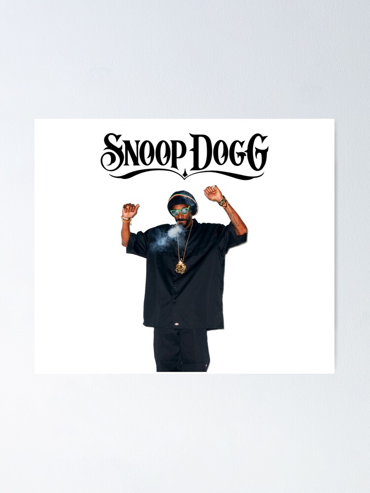 "SNOOP DOGG SMOKING AND LOGO" Poster for Sale by toonvank | Redbubble
