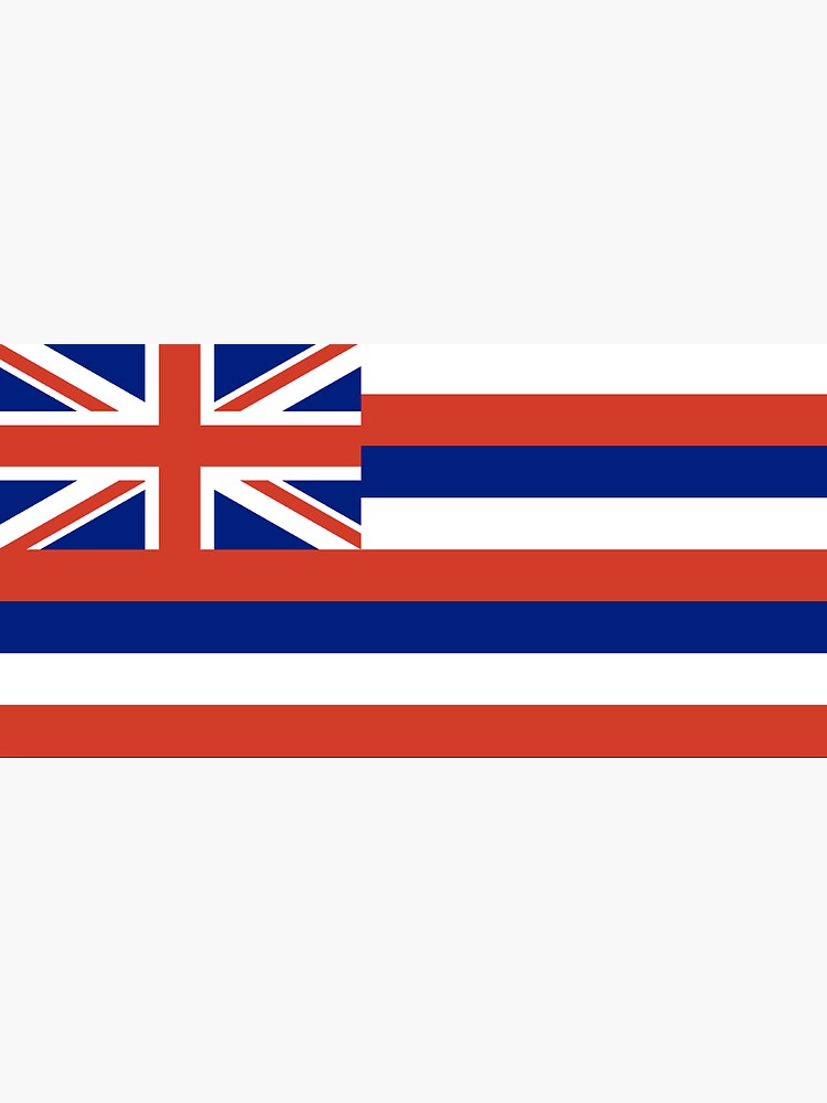 "Hawaii state flag sticker" Sticker for Sale by LngStr | Redbubble