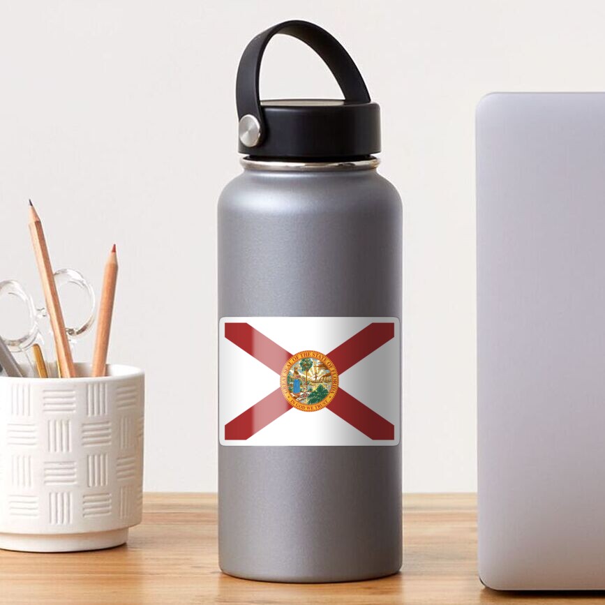 "Florida state flag sticker" Sticker for Sale by LngStr | Redbubble