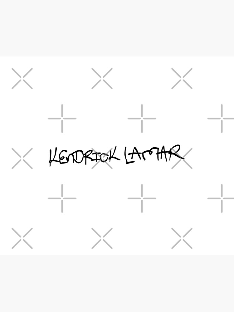 KENDRICK LAMAR SIGNATURE RARE Premium Matte Vertical Poster sold by ...