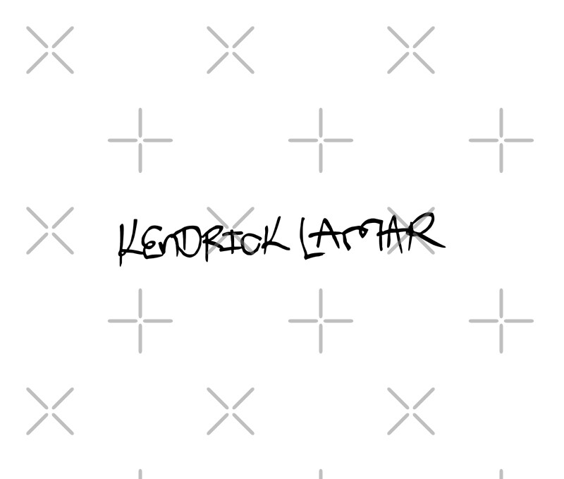 "KENDRICK LAMAR SIGNATURE RARE" by Jonathan Rennie | Redbubble