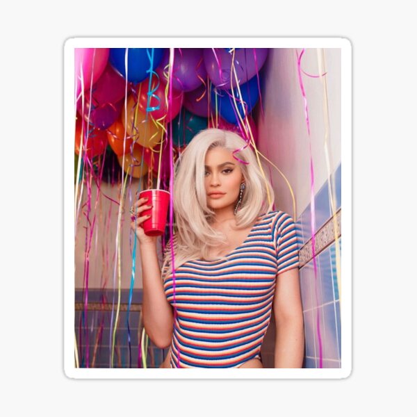 "Kylie Jenner " Sticker for Sale by caitlinwashere | Redbubble