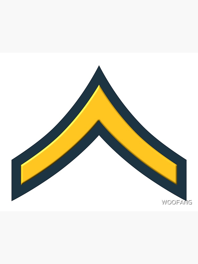 "US ARMY INSIGNIA - PRIVATE" Poster by WOOFANG | Redbubble