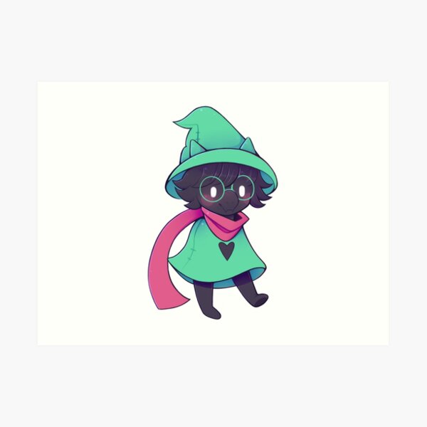"Ralsei from Deltarune (Cute drawing)" Art Print by Noah-V | Redbubble