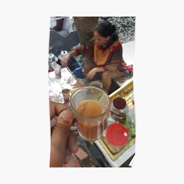 "Ek Cup Cha diyen Chachi" Poster for Sale by mobin911 | Redbubble