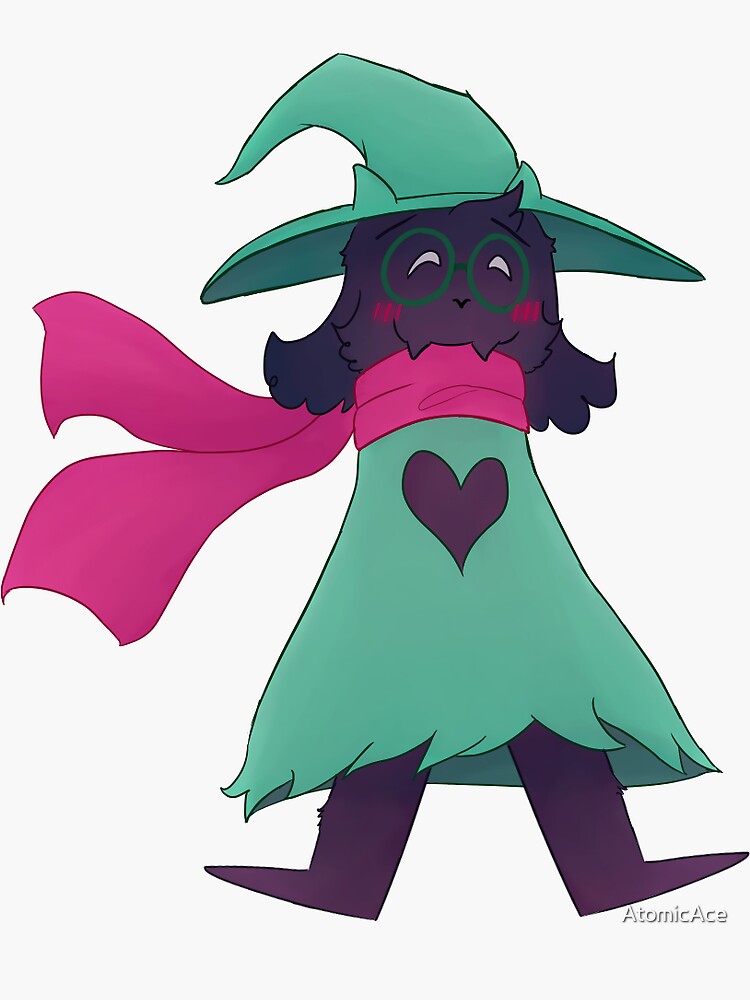 "Ralsei" Sticker for Sale by AtomicAce | Redbubble