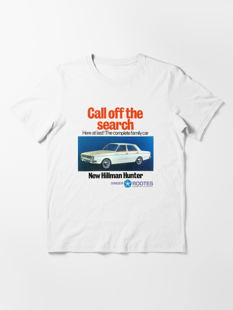 "HILLMAN HUNTER" T-shirt for Sale by ThrowbackMotors | Redbubble ...
