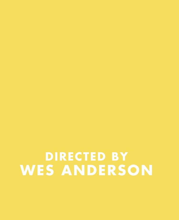 "Directed by Wes Anderson - Yellow" iPad Case & Skin for Sale by ...