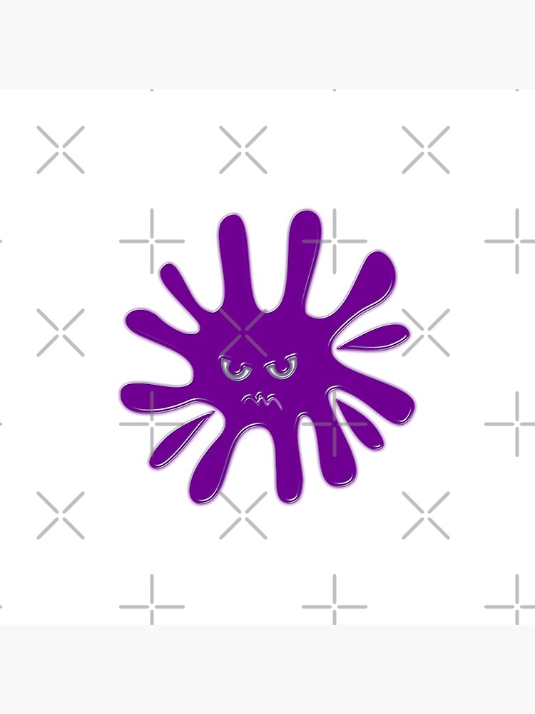 "Angry Purple Paint Splatter" Poster for Sale by Almdrs | Redbubble