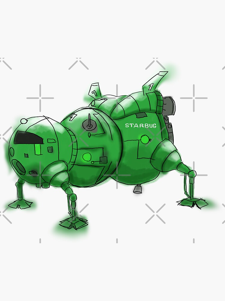 "Starbug 1 Repeat" Sticker for Sale by VoidDesigns | Redbubble