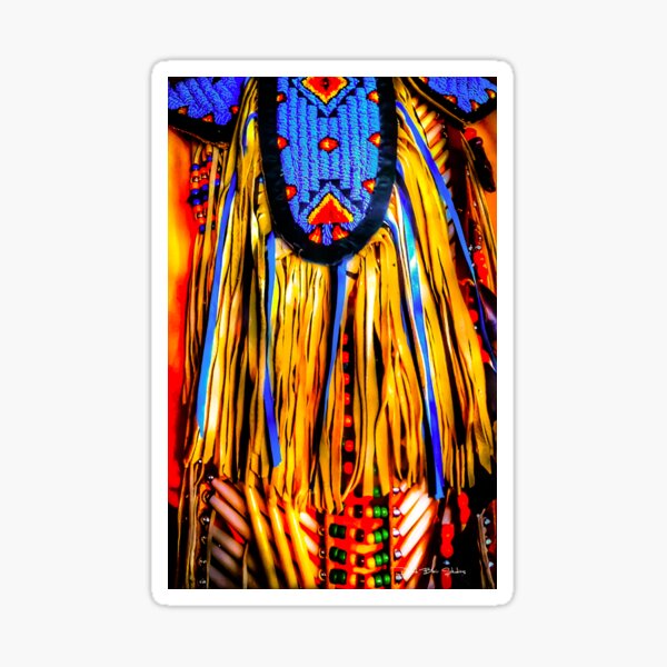 "Native American Tribute " Sticker by davidbstudios | Redbubble