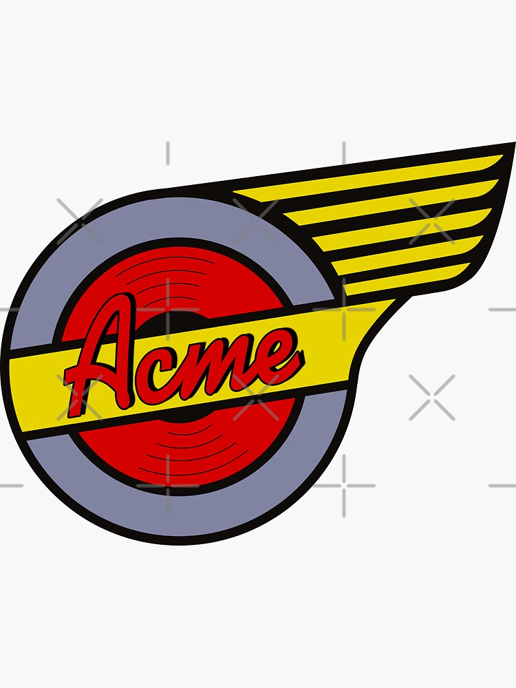 "Acme Motorcycles" Sticker for Sale by Bloxworth | Redbubble