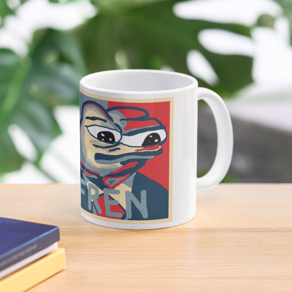 "Pepe the frog FREN Obama Hope Style" Mug by orinemaster | Redbubble