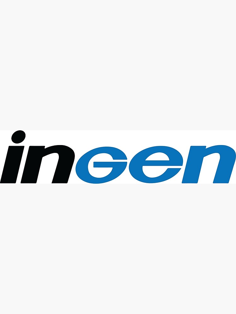 "InGen Logotype 01" Photographic Print by Chloé Fortin Côté | Redbubble