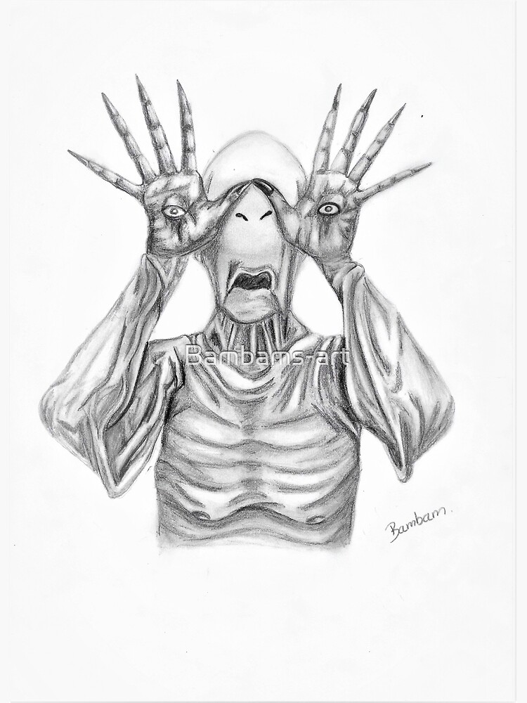 "Pans Labyrinth Pale Man" Metal Print for Sale by Bambams-art | Redbubble