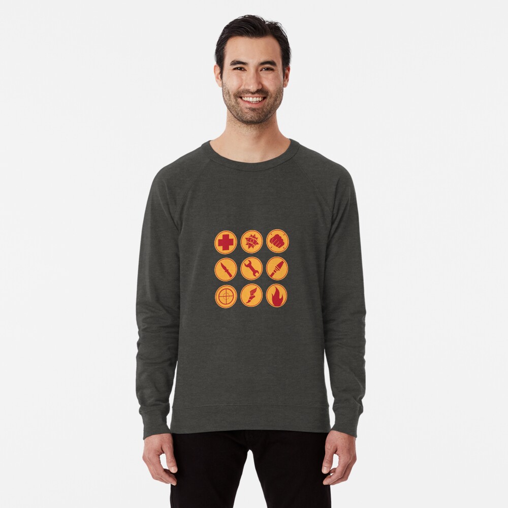 "Team Fortress 2 Team Badges (RED Team)" Sticker by Chloé Fortin Côté ...