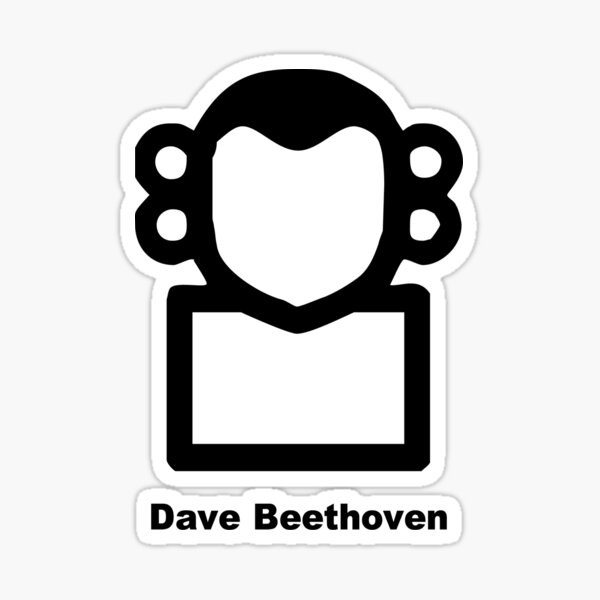 "Beethoven - Bill & Ted" Sticker for Sale by engyles | Redbubble