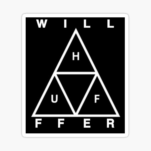 "Will HUFfer " Sticker for Sale by TheCheeseWedge | Redbubble