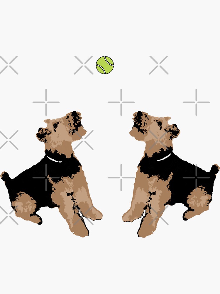 "'Betsi'- Welsh Terrier Design" Sticker for Sale by LilyO-Rainbow ...