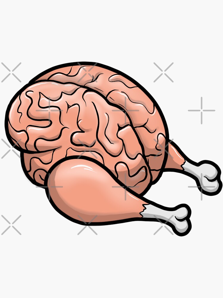 "Turkey Brain" Sticker for Sale by befehr | Redbubble