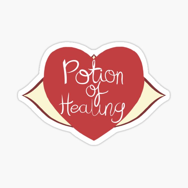 "Potion of Healing" Sticker for Sale by GalaxyKatArt | Redbubble