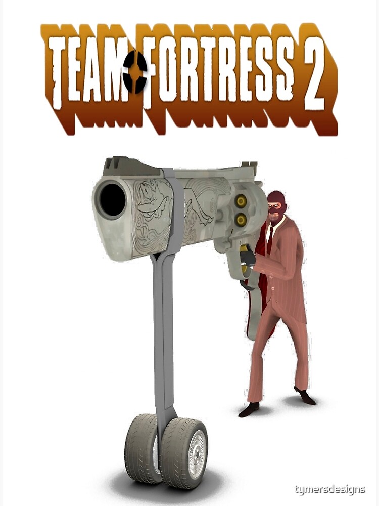 "Team Fortress 2 - Spy Holding Giant Ambassador" Poster for Sale by ...