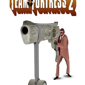 "Team Fortress 2 - Spy Holding Giant Ambassador" Poster for Sale by ...