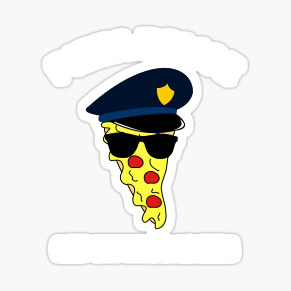 "Pizza Police Get On Your Knees" Sticker for Sale by FeelinMerch ...