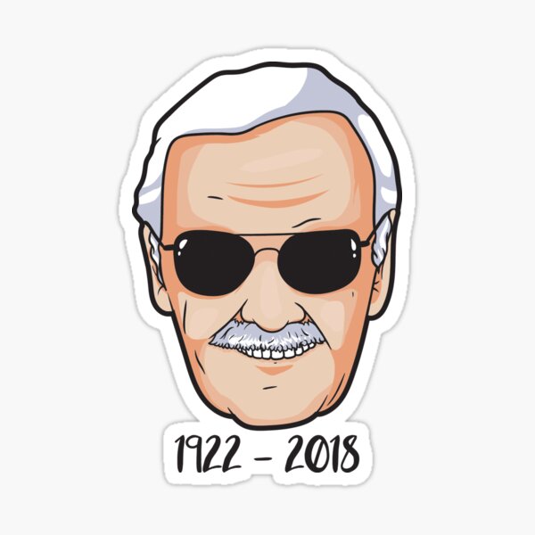 Stan Lee Stickers | Redbubble