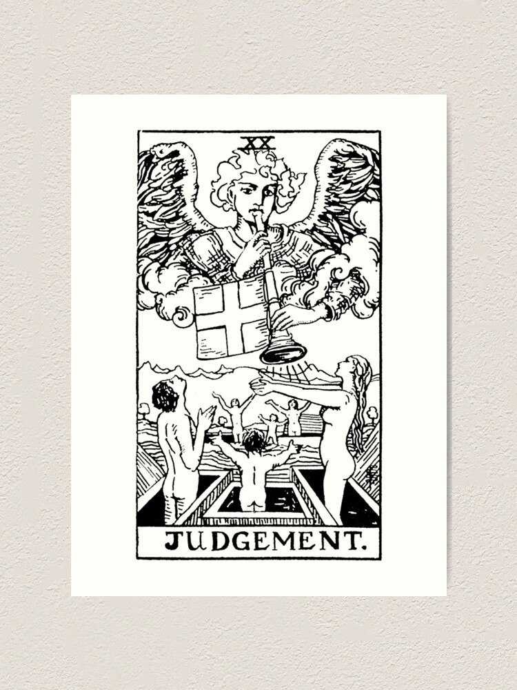 "Judgement Tarot Card" Art Print for Sale by vintage-glow | Redbubble