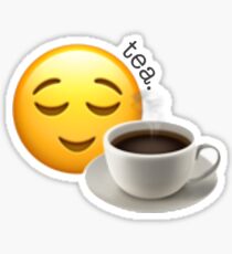 Tea Emoji Stickers | Redbubble