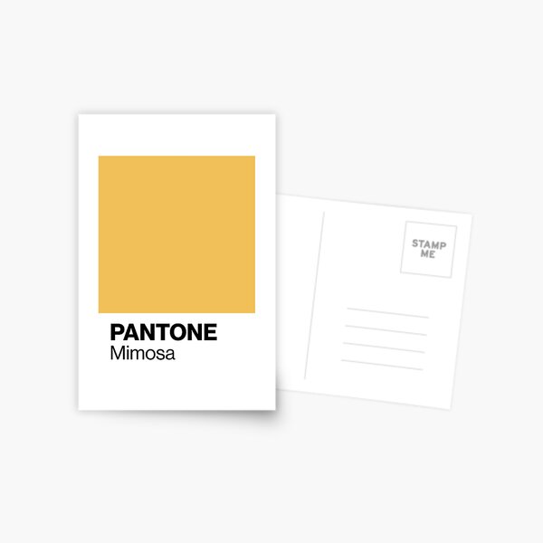"Pantone Mimosa - Color of the year 2009" Postcard by Chloé Fortin Côté ...