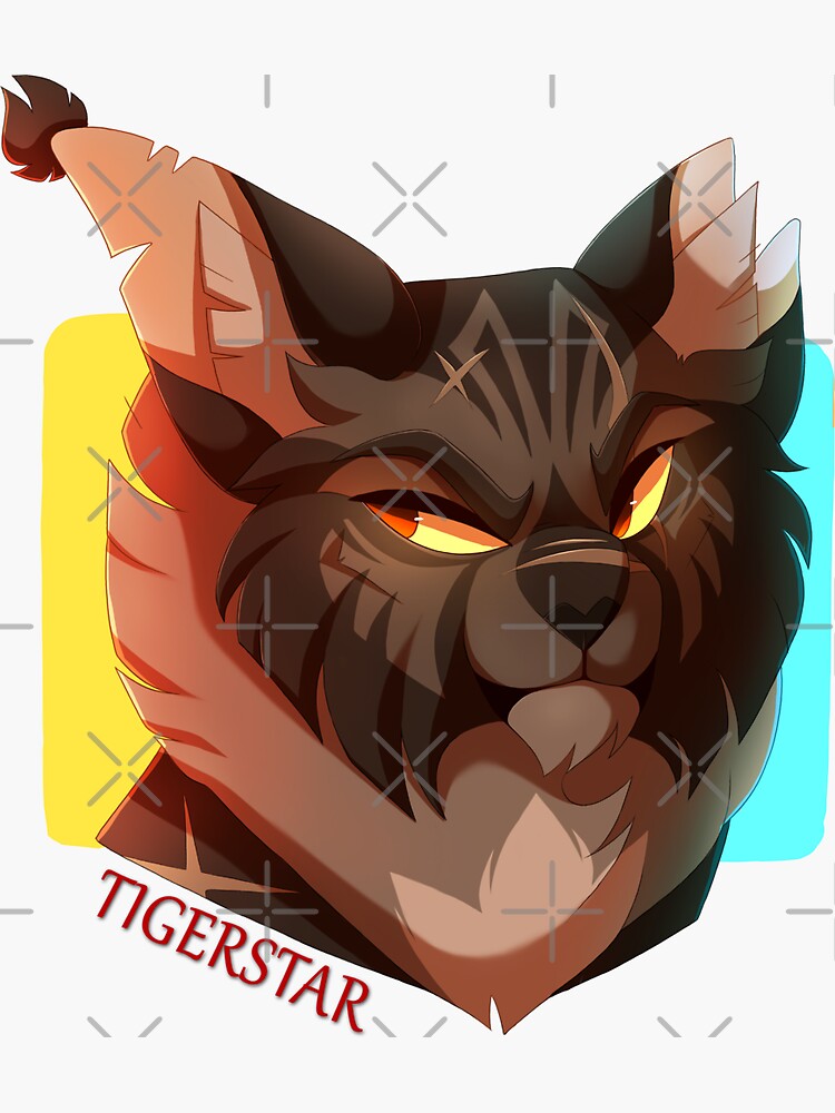 "Tigerstar" Sticker for Sale by SacredRoses | Redbubble