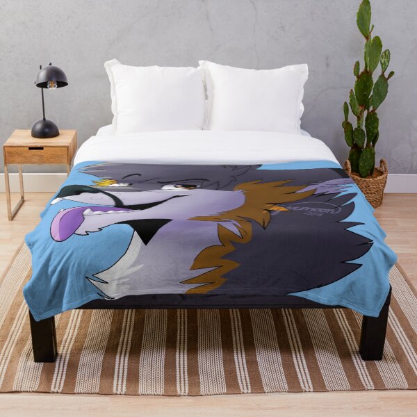 Furry Anthro Throw Blankets Redbubble