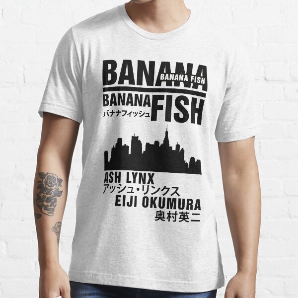 "Banana Fish" T-shirt for Sale by hazelsolomon | Redbubble | banana ...