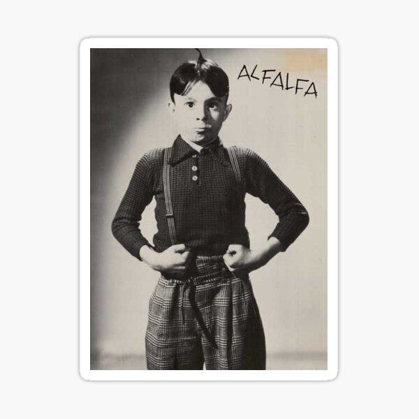 "Little Rascals Alfalfa Sticker" Sticker for Sale by holidays4you ...